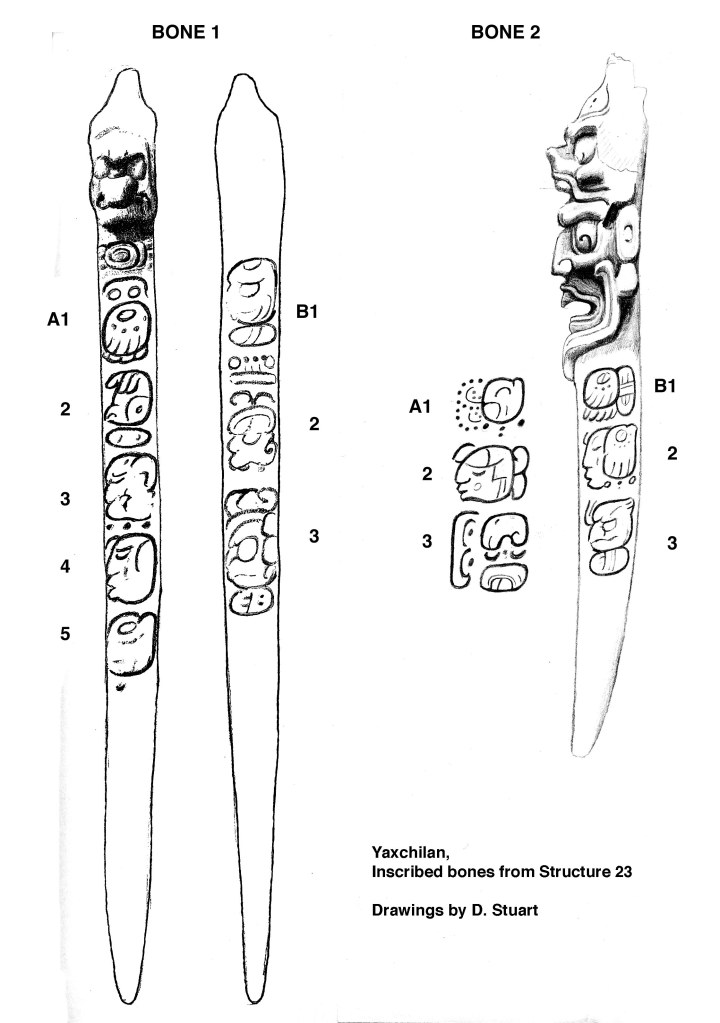 REPORT: Two Inscribed Bones from Yaxchilan – Maya Decipherment